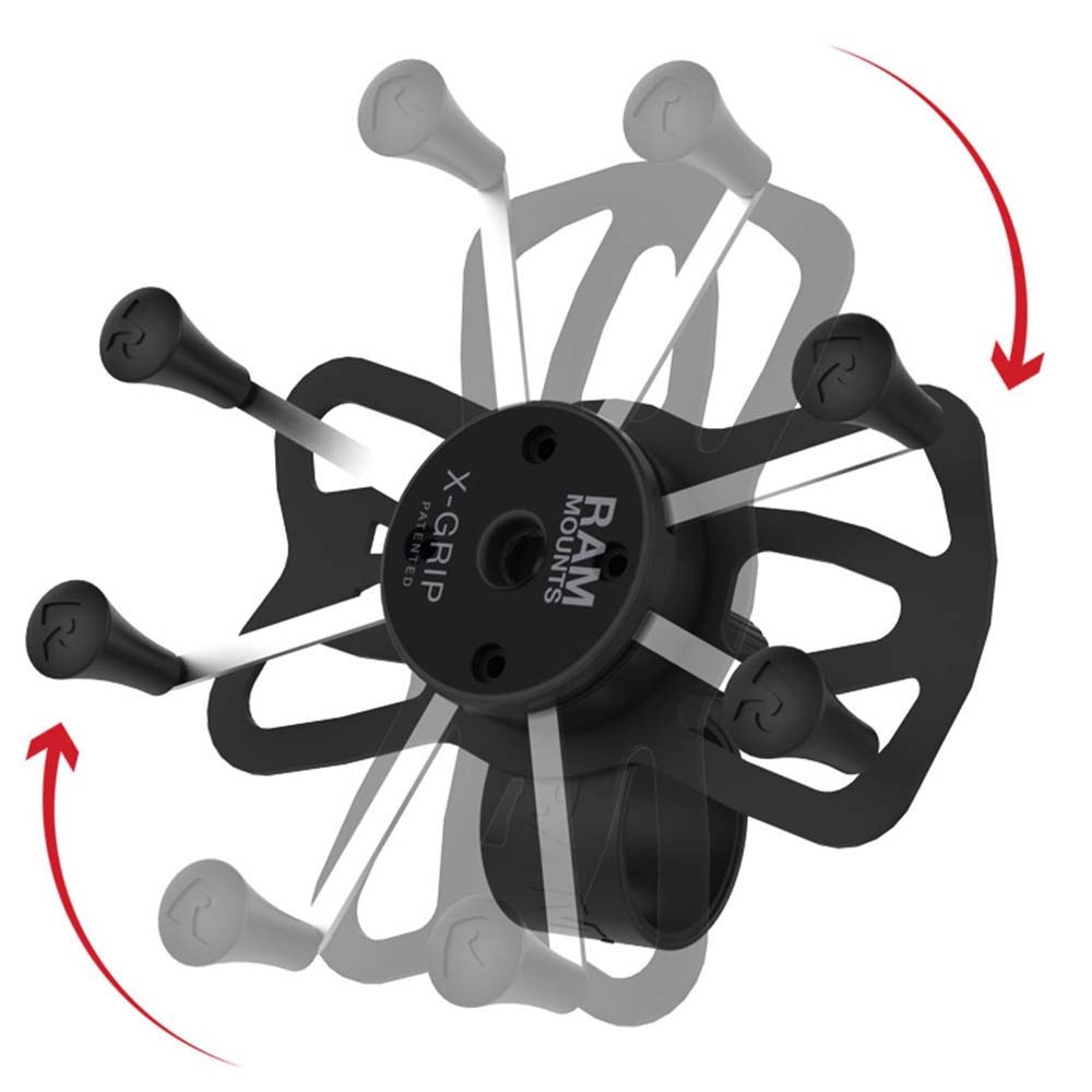 RAM Mount RAM XGrip Large Phone Mount wRAM ToughStrap Handlebar Base ...